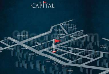 Eisha Group - Avnee Landmarks The Capital Map - NIBM, Pune Location Map