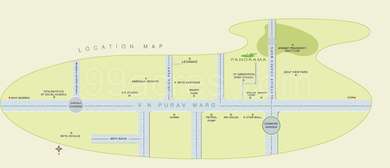 Ekta World Ekta Panorama Map - Chembur, Mumbai Location Map