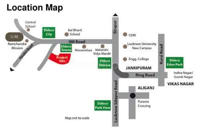 Eldeco Group Eldeco Townee Map - IIM Road, Lucknow Location Map