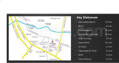 Bhumi shelters Bhumi Silveriio Map - Chikhali, Pune Location Map
