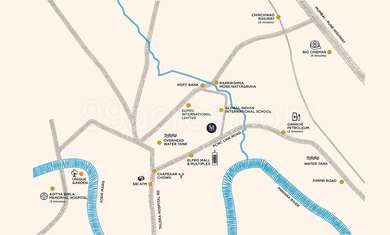 Elpro Estate Elpro The Metropolitan Map - Chinchwad Gaon, Pune Location Map