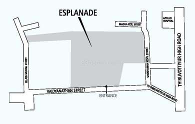 Emaar India Emaar MGF Esplanade Map - Tondiarpet, Chennai Location Map