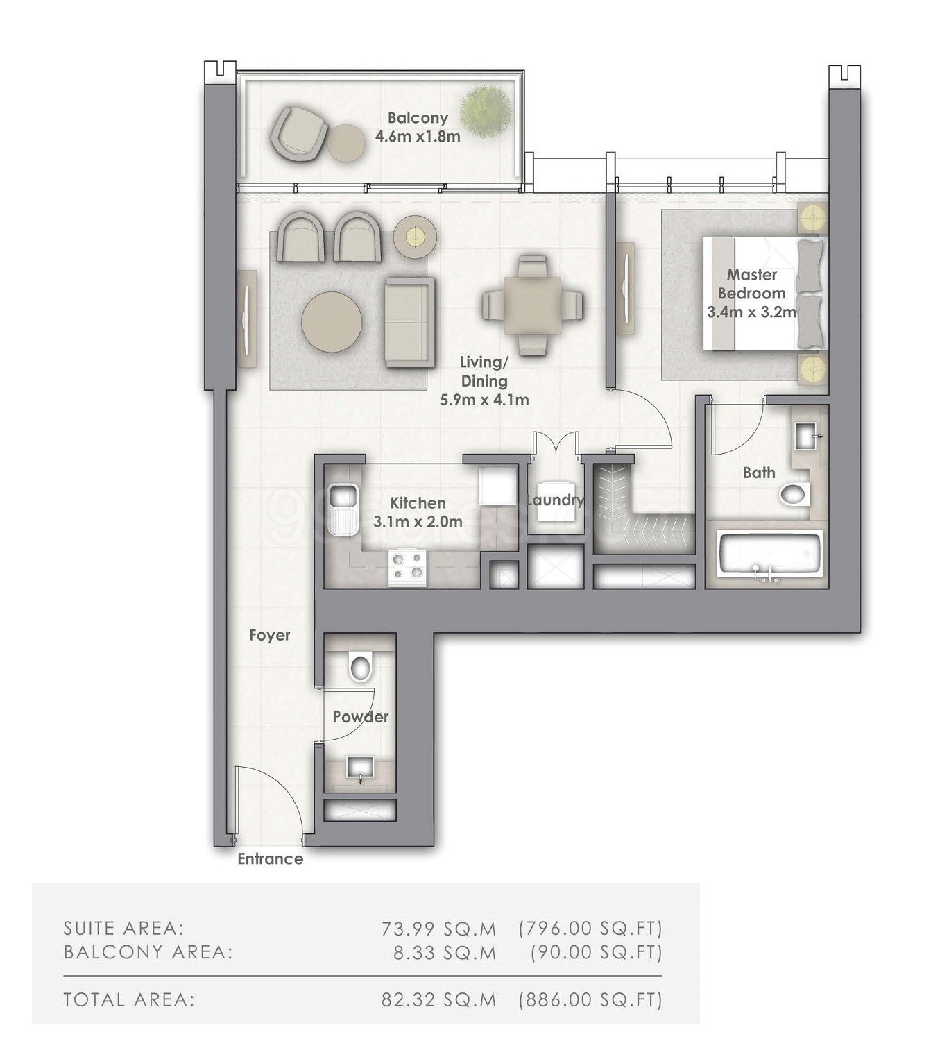 Burj Views Podium Floor Plan | Viewfloor.co