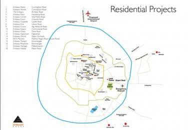 Embassy Group Embassy Crown Map - Ulsoor, Bangalore Central Location Map