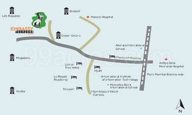 Embassy Office Parks Embassy Tech Zone Map - Hinjewadi Phase 2, Pune ...