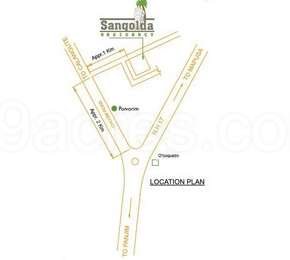 Emerald Sangolda Residency Map - Sangolda, North Goa Location Map