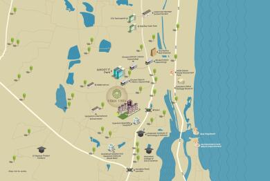 TVS Emerald Verde Vista Map - Padur, Chennai Location Map