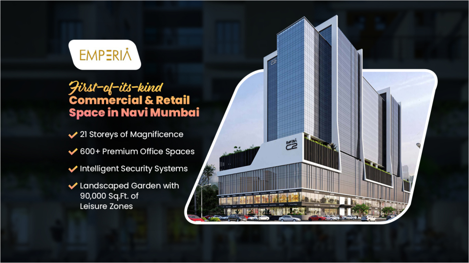 Emperia C2 Turbhe, Navi Mumbai - Invest in Office spaces & Shops