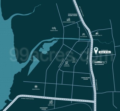 Emperia Projects Emperia C2 Map - Turbhe, Navi Mumbai Location Map