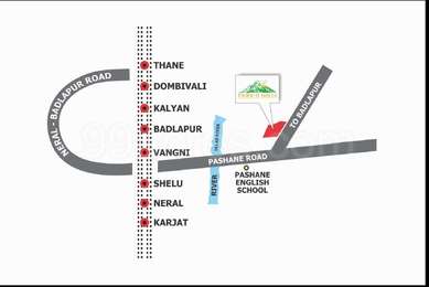 Enrich Housing Enrich Hills Map - Vangani, Mumbai Beyond Thane Location Map