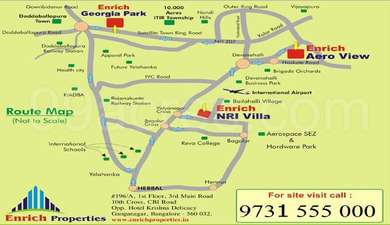 Enrich Properties Enrich Georgia Park Map - Doddaballapur, Bangalore ...