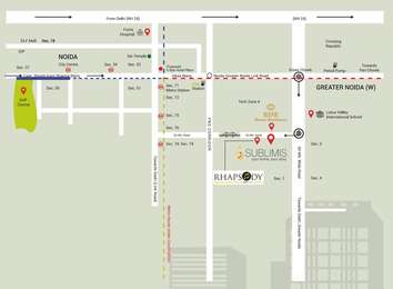 CRC Group CRC Sublimis Map - Sector 1 Greater Noida West Location Map
