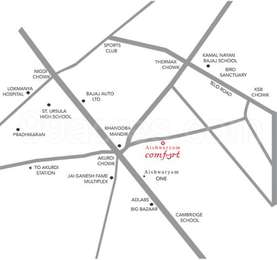 Essen Group Essen Aishwaryam Comfort Map - Akurdi, Pune Location Map