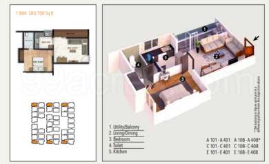 2 BHK / Bedroom Apartment / Flat for rent in Eswar Vanamali Hennur Road ...