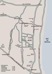 ETA Star Tech City Eta Star Karanai Map - OMR, Chennai South Location Map