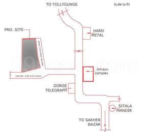 Eternity Aspire Map - Barisha, Kolkata South Location Map
