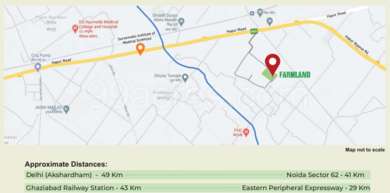 Ever Rich Realtors Ever Rich Blueberry Farms Map - Pilkhuwa, Hapur ...