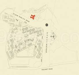 Terraform Realty Everest World Aspen Map - Thane West Location Map