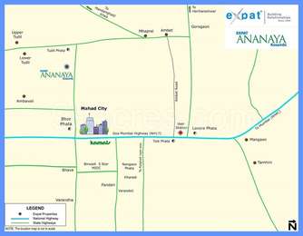 Expat Projects and Development Expat Ananya Map - Mahad, Raigad ...