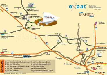 Expat Projects and Development Expat Mahika Map - Hiriyur, Chitradurga ...