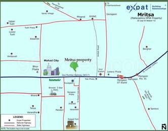 Expat Projects and Development Expat Mritsa Map - Mahad, Pune Location Map