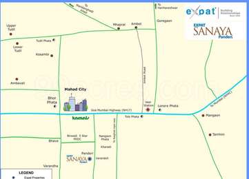 Expat Projects and Development Expat Sanaya Map - Mahad, Raigad ...
