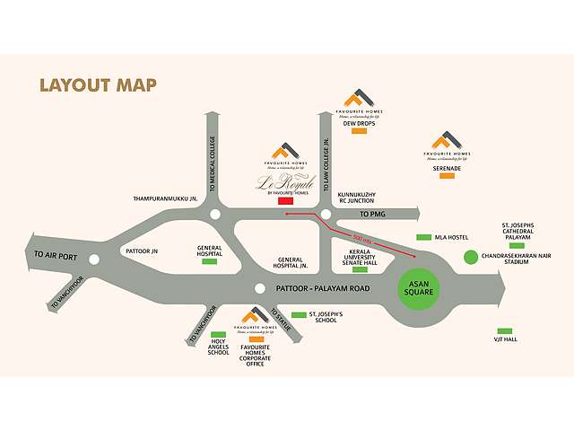 Favourite Le Royale Trivandrum, Palayam | Price List & Brochure, Floor ...