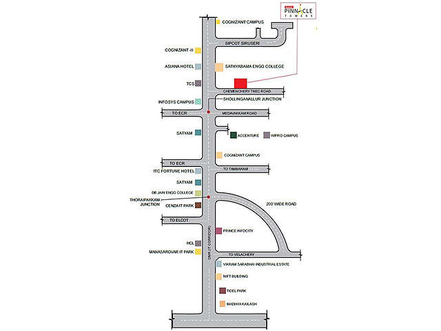 Featherlite Pinnacle Omr, Chennai South | Price List, Location, Floor ...