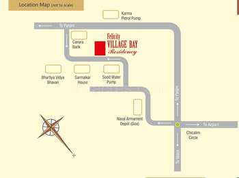 Felicity Real Infra Felicity Village Bay Residency Map - Chicalim ...