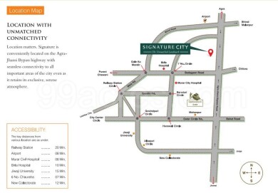 Fenway Buildtech Signature City Map - Badagaon, Gwalior Location Map