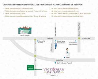 Fifth Planet Developers Victorian Palace Map - Aiims Road, Jodhpur ...
