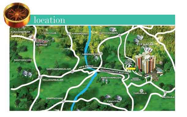 Ruby Royal Palace Trivandrum, PTP Nagar Resale Price List, Brochure ...