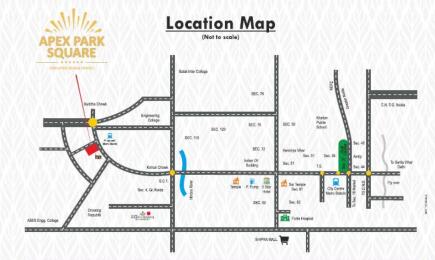 Apex Floral Realcon Apex Park Square Map - Sector 16B, Greater Noida ...