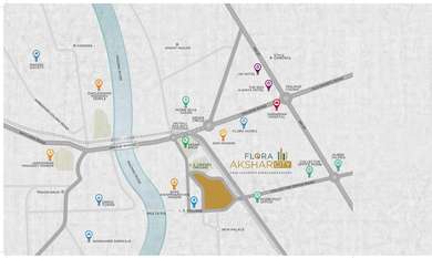 Flora Developers Flora Akshar City Map - Sardar Nagar, Morbi Location Map