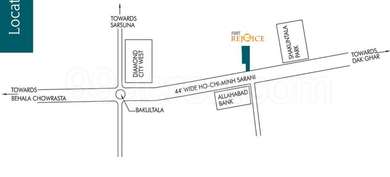 Fort Group Fort Rejoice Map - Behala, Kolkata Location Map