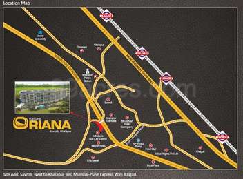 Leo Fortune Infra Buildcon Fortune Oriana Map - Khalapur, Navi Mumbai ...