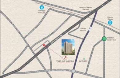 Fortune Infra and Om Sai Realty Fortune Imperia Map - Chembur, Mumbai ...