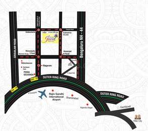 Fortune Infra Developers Fortune Jewel Map - Ranga Reddy, Hyderabad ...