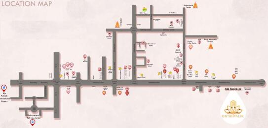 Fortune Infra Properties Fortune OM Shivalik Map - Patia, Bhubaneswar ...