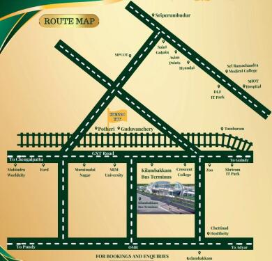 Fortune Properties Chennai Chennai City Map - Potheri, Chennai South ...