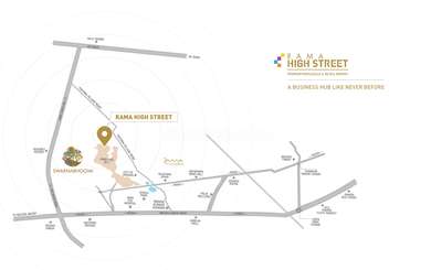 Hira And Rama Group Rama High Street Map - Vidhan Sabha Road, Raipur ...