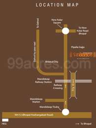 Fortune Soumya Housing Fortune Soumya Vedanta Map - Mandideep, Bhopal ...