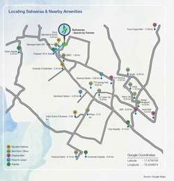 Fuerzaa Group Fuerzaa Sahasraa Map - Serilingampally, Hyderabad ...