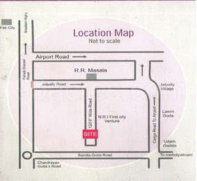 Furqan Developers Furqan Waadi E Hira Map - chandrayangutta, Hyderabad ...