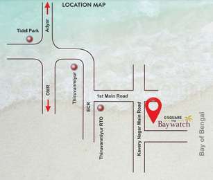 G Square Group G Square The Baywatch Map - Thiruvanmiyur, Chennai ...