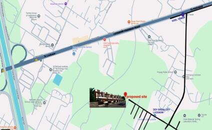 Estate Cloud Estate Prosperity Homes Map - Faizabad Road, Lucknow ...