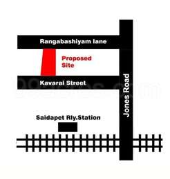 GAG Constructions GAG Venkateshwara Map - Saidapet, GST Road Location Map