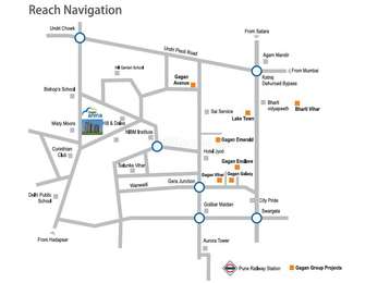 Gagan Properties and Gagan Goel Landmarks and Om B Gagan Arena Map ...
