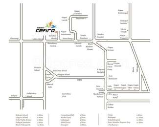 Gagan Properties Unnati World and Mahalaxmi Punyai Gagan Cefiro Map ...