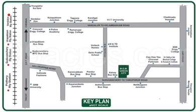 Gaja Properties Gaja MGM Green City Map - Chengalpattu, Kanchipuram ...
